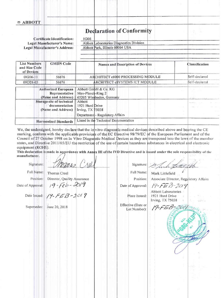 Certificate Calitate - Semnat | PDF