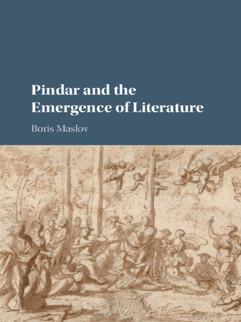 MASLOV Boris Maslov - Pindar and The Emergence of Literature-Cambridge ...