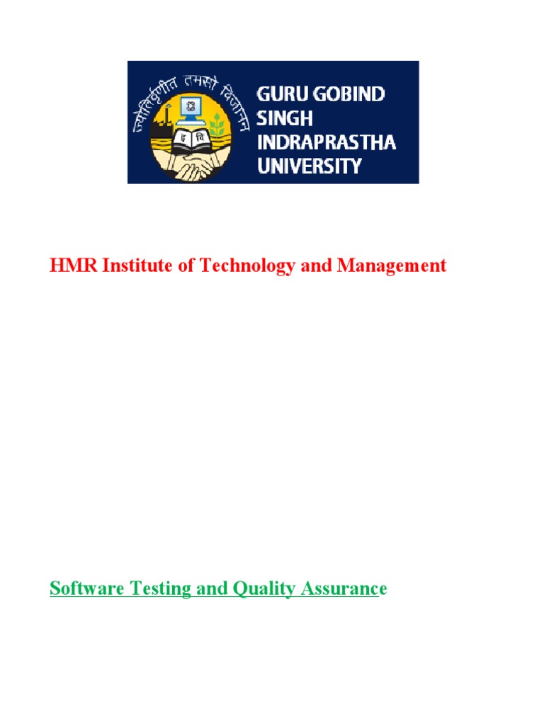 Software Testing and QA Syllabus | PDF | Software Testing | Software Bug