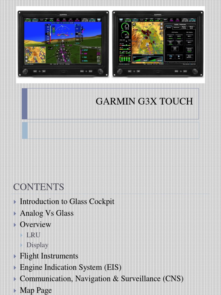 Garmin G3X Touch Overview Guide | PDF