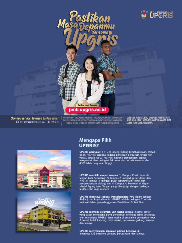 Brosur PMB Upgris 2023 | PDF