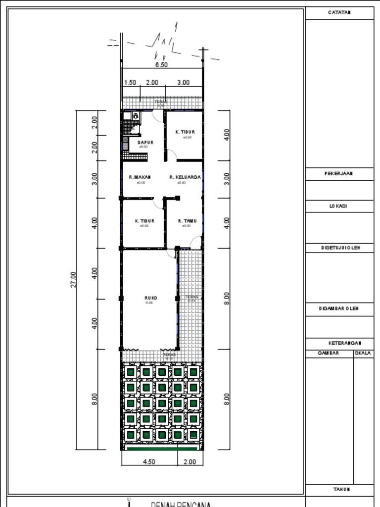 Cad Denah LT 1 | PDF