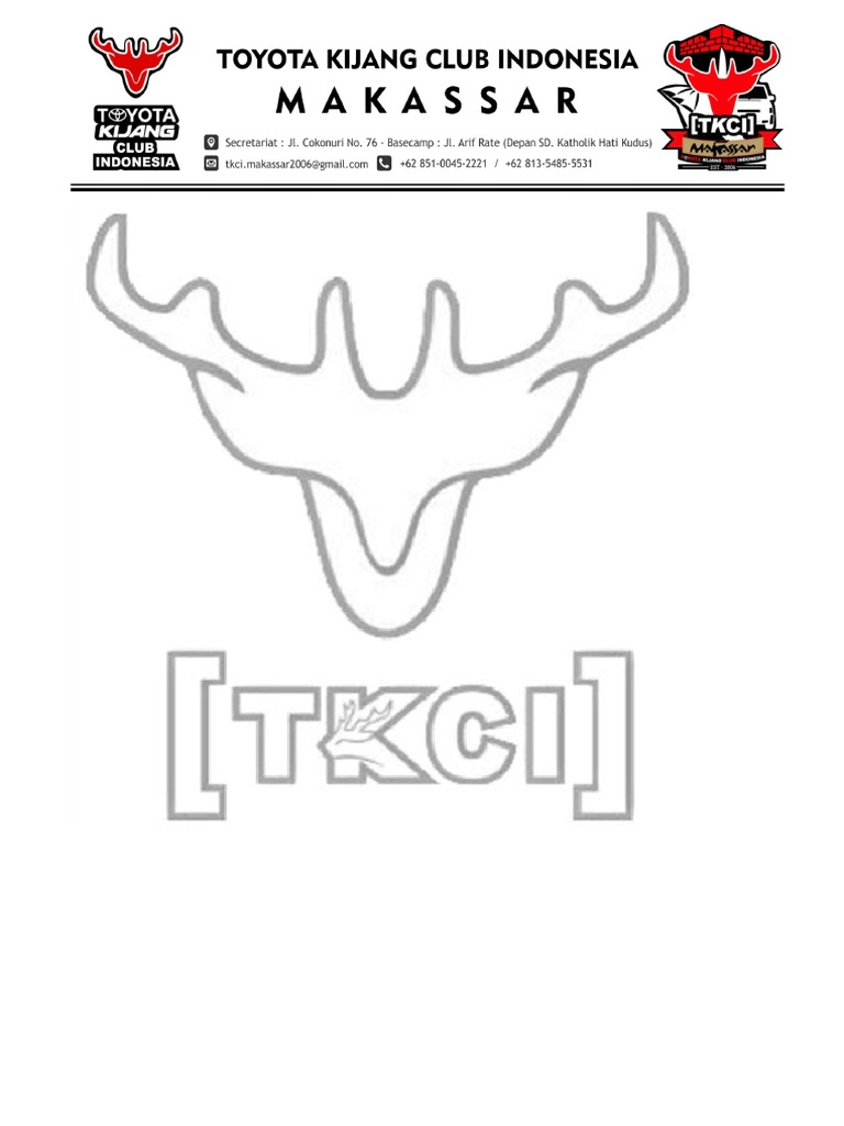 Kop Surat TKCI Mks | PDF