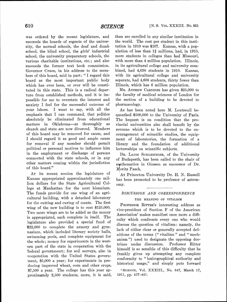 Understanding Vitalism and Its Definitions | PDF | Vitalism | Science