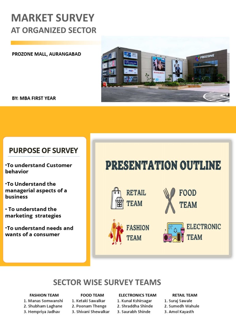 Prozone Mall Survey | PDF | Self-Improvement