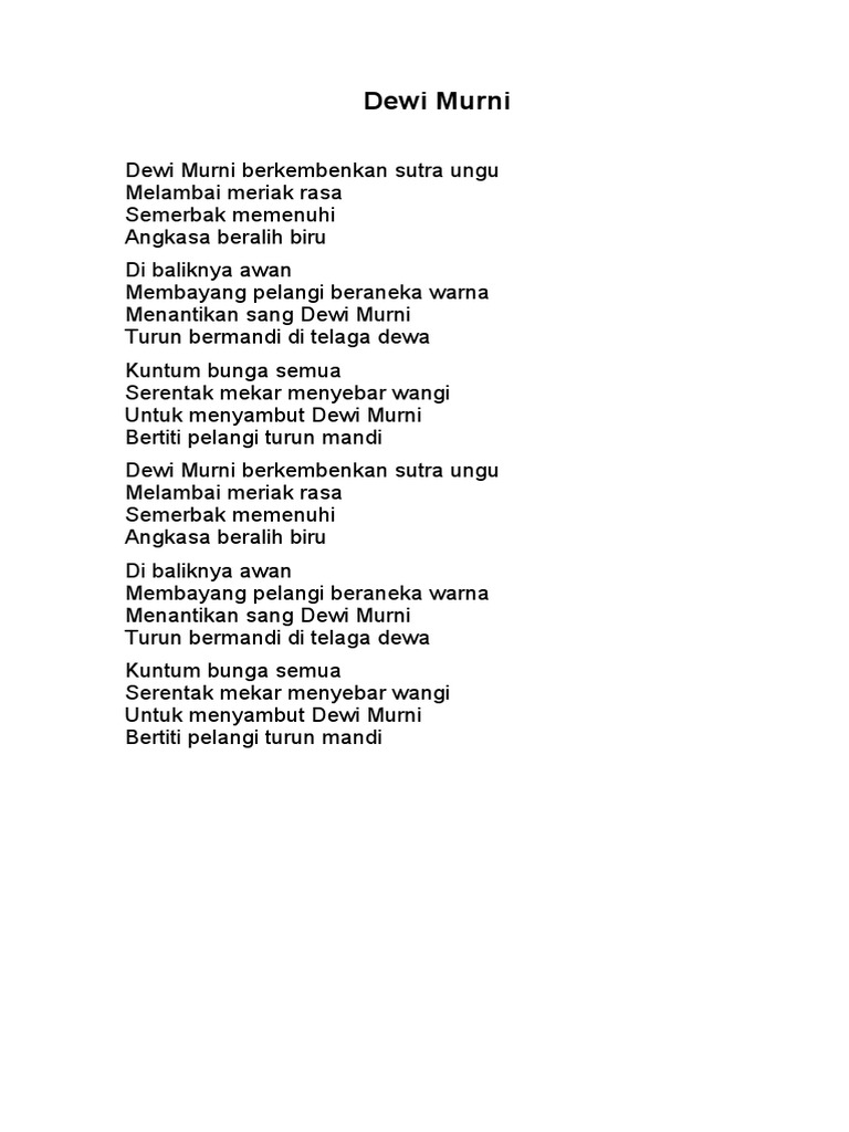 Dewi Murni | PDF