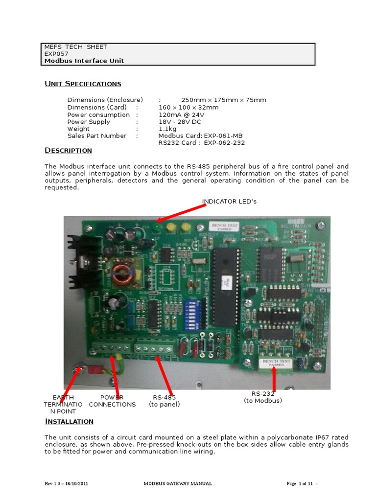 Modbus Manual Pdf Inputoutput Physical Layer Protocols 9959