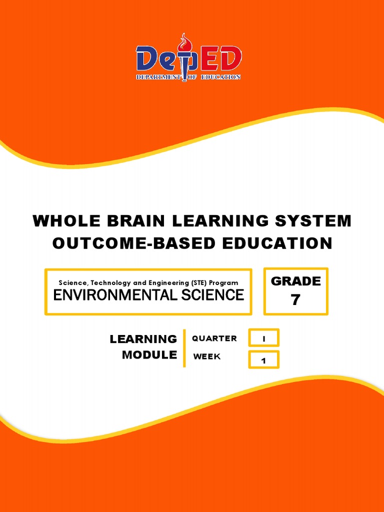 Grade 7 Environmental Science Module 1 | PDF | Ecosystem | Natural ...