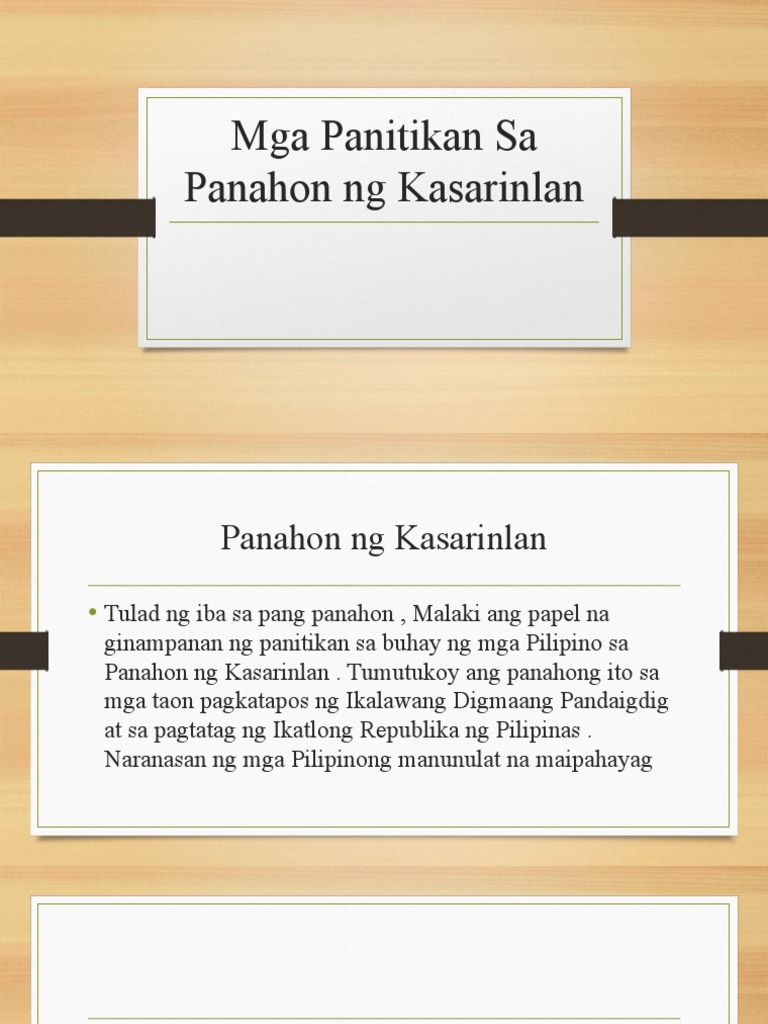Panitikan Sa Panahon NG Kasarinlan | PDF