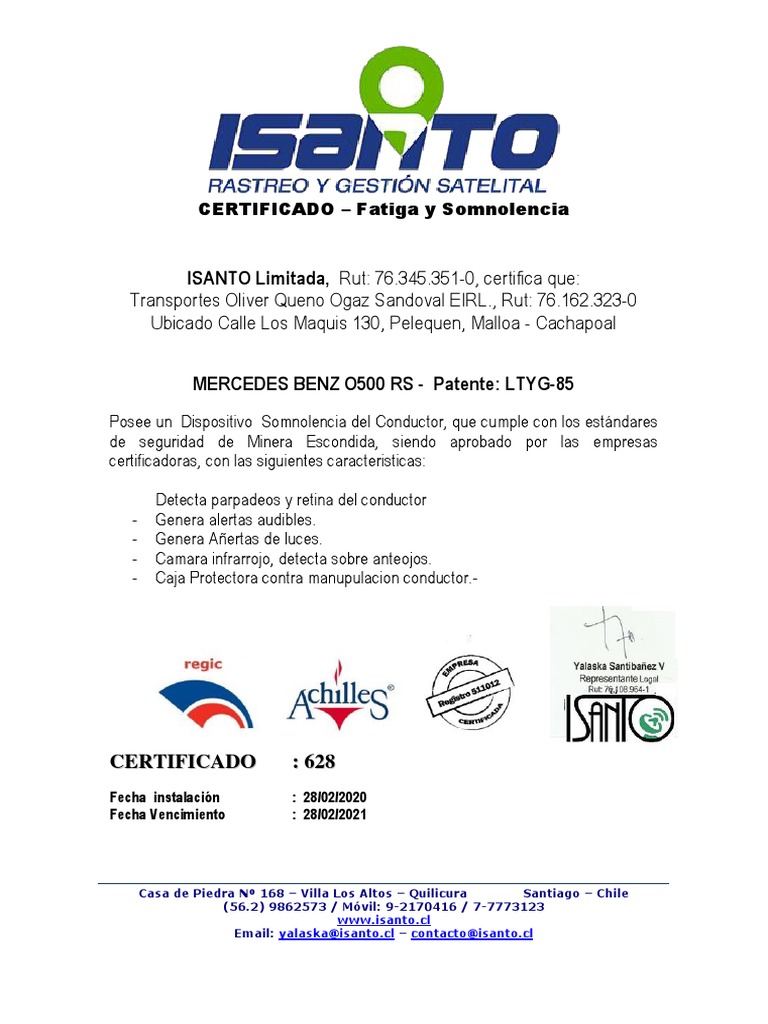 Ltyg-85 Somnolencia 628 | PDF