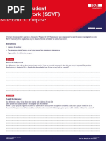 RMIT Statement of Purpose For SSVF Assessment 1 | PDF | Academic Degree ...
