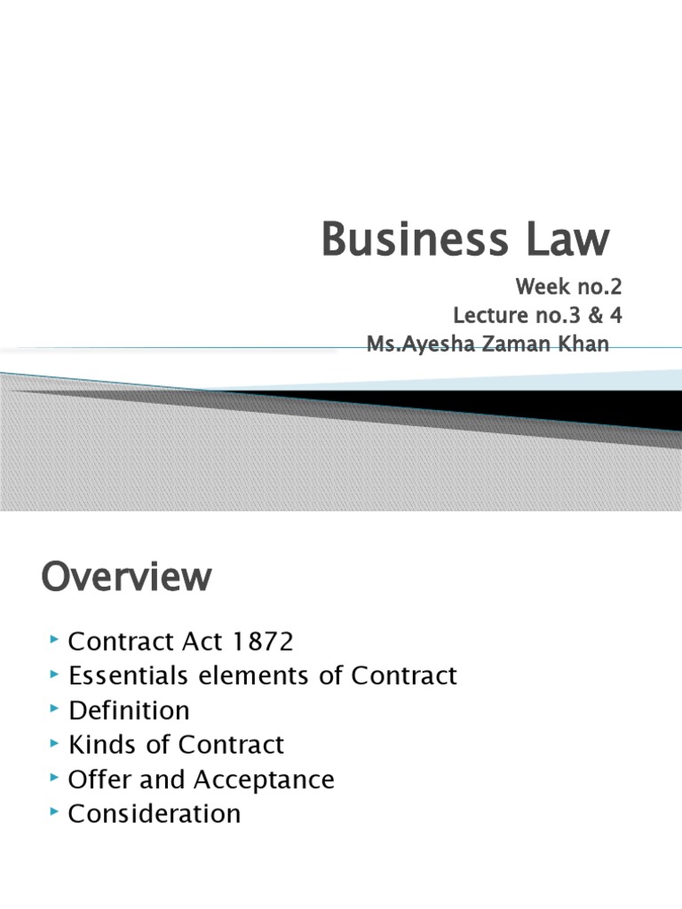 Essential Elements of Business Contracts: A Comprehensive Breakdown of Contract Formation, Types ...