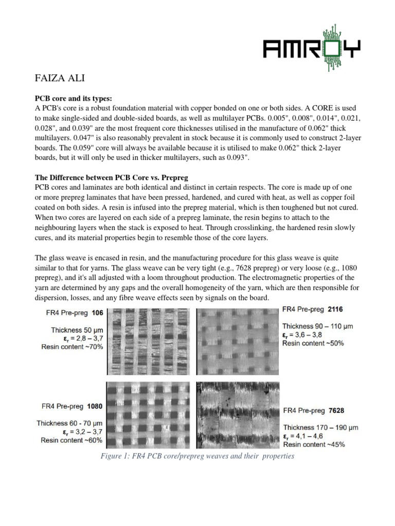 PCB Core | PDF | Printed Circuit Board | Insulator (Electricity)
