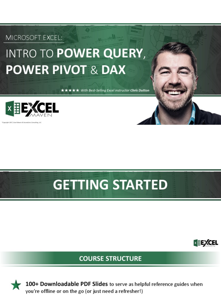 PowerQuery PowerPivot DAX | PDF | Microsoft Excel | Databases