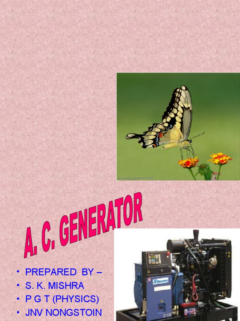 ac-generator (1) | PDF | Electric Generator | Electromagnetic Induction