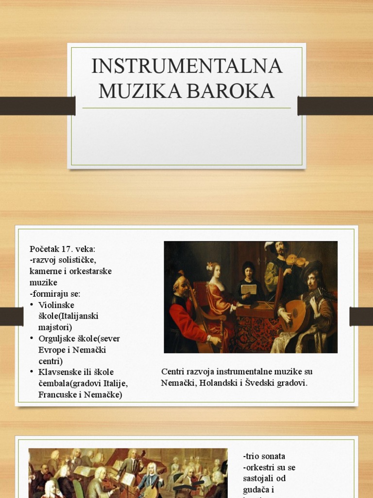 Instrumentalna Muzika Baroka | PDF