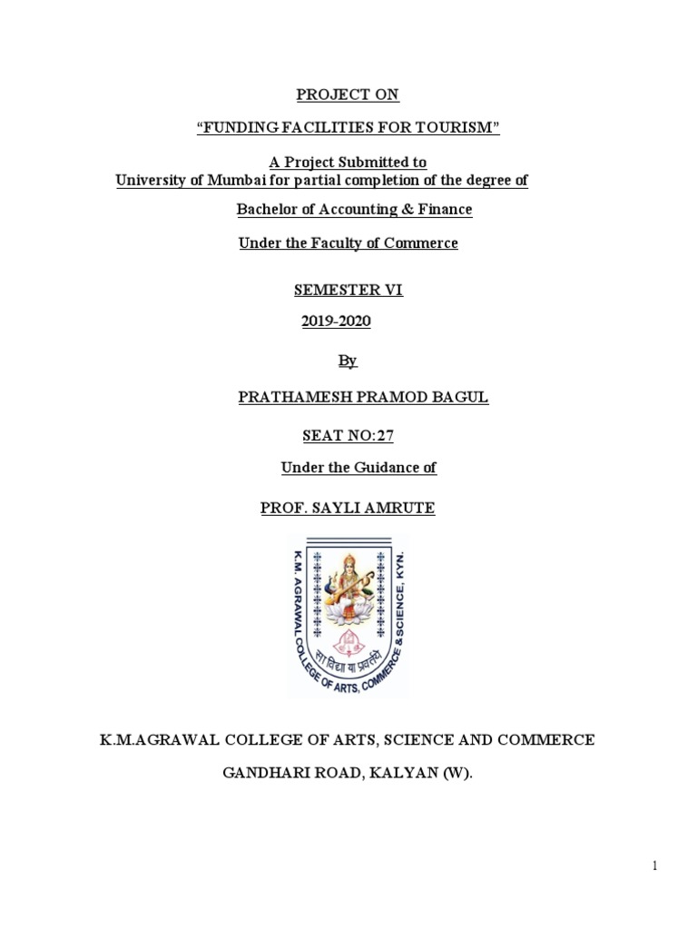 Black Book Prathamesh Bagul | PDF | Tourism | Economies