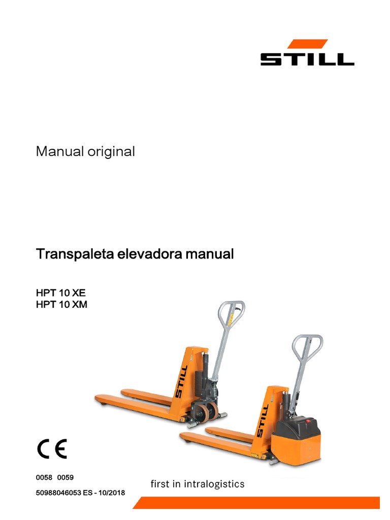 HPT 10 XM HPT 10 Xe Um 0058 0059 5 2018-10 Es | PDF | Máquina elevadora ...