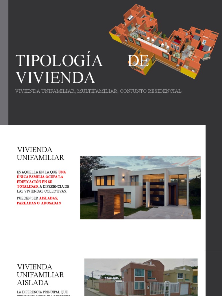 Tipología de Vivienda | Descargar gratis PDF | Edificios y estructuras