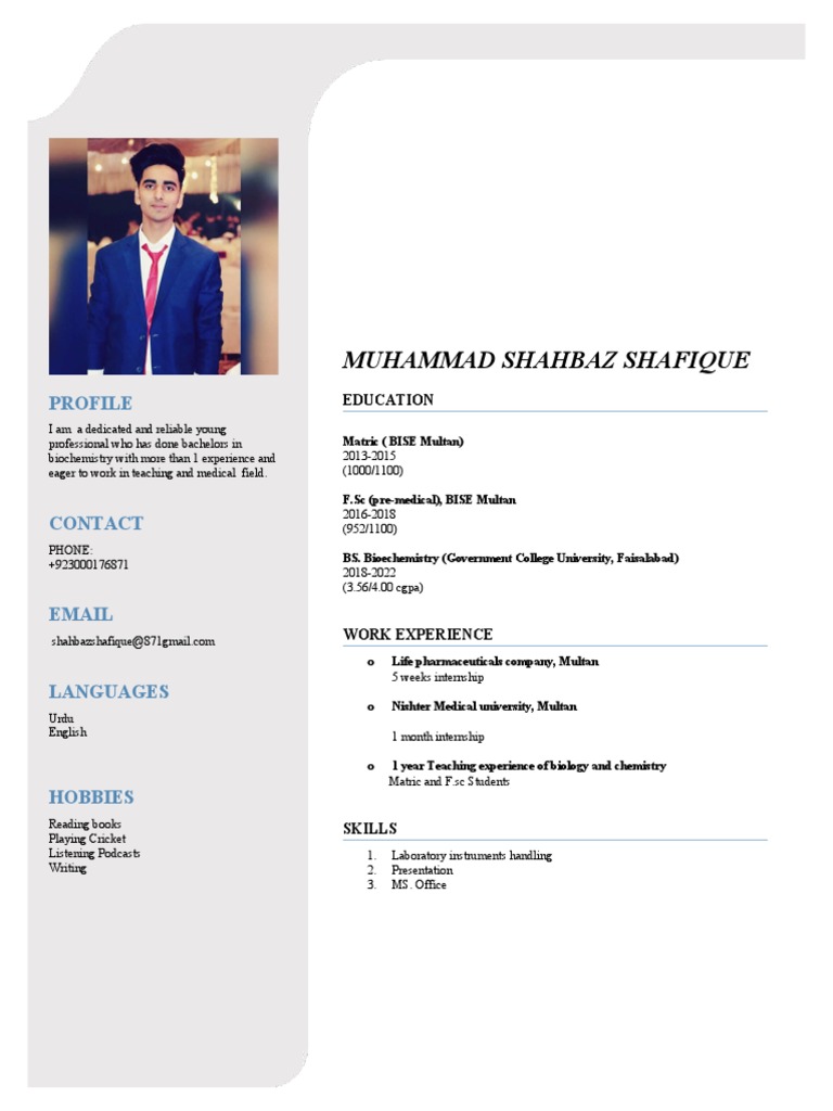 M. Shahbaz Shafique | PDF