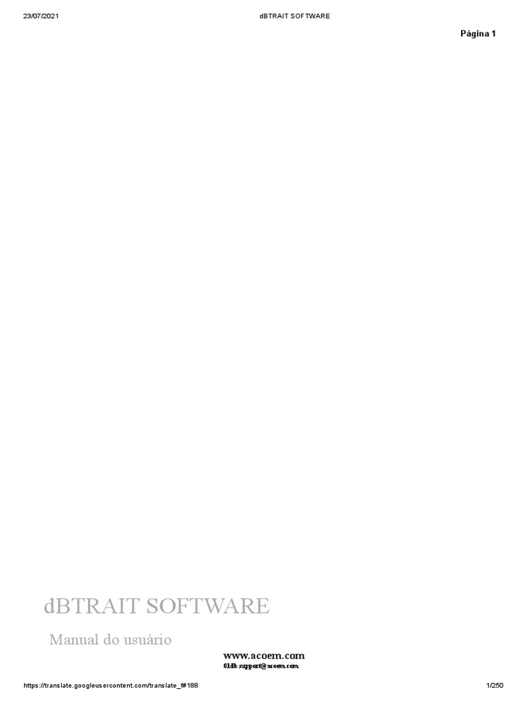 Dbtrait Manual Traduzido | PDF | Histograma