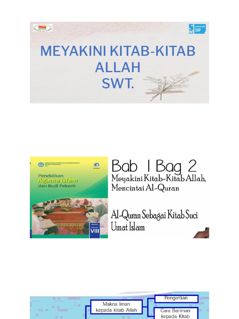Meyakini Kitab-Kitab Allah SWT | PDF
