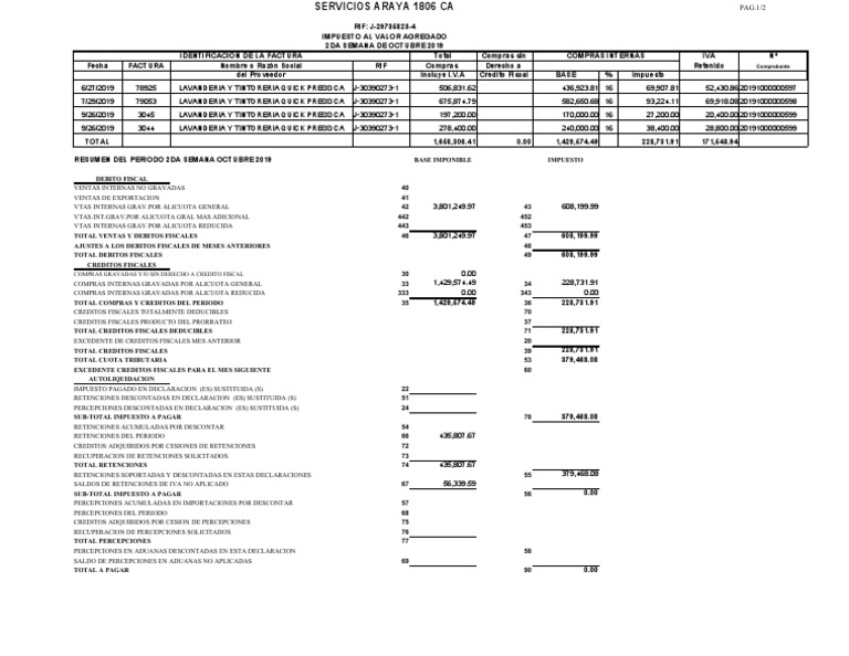 Formato Libro de Compra | PDF | Economias | Pagos
