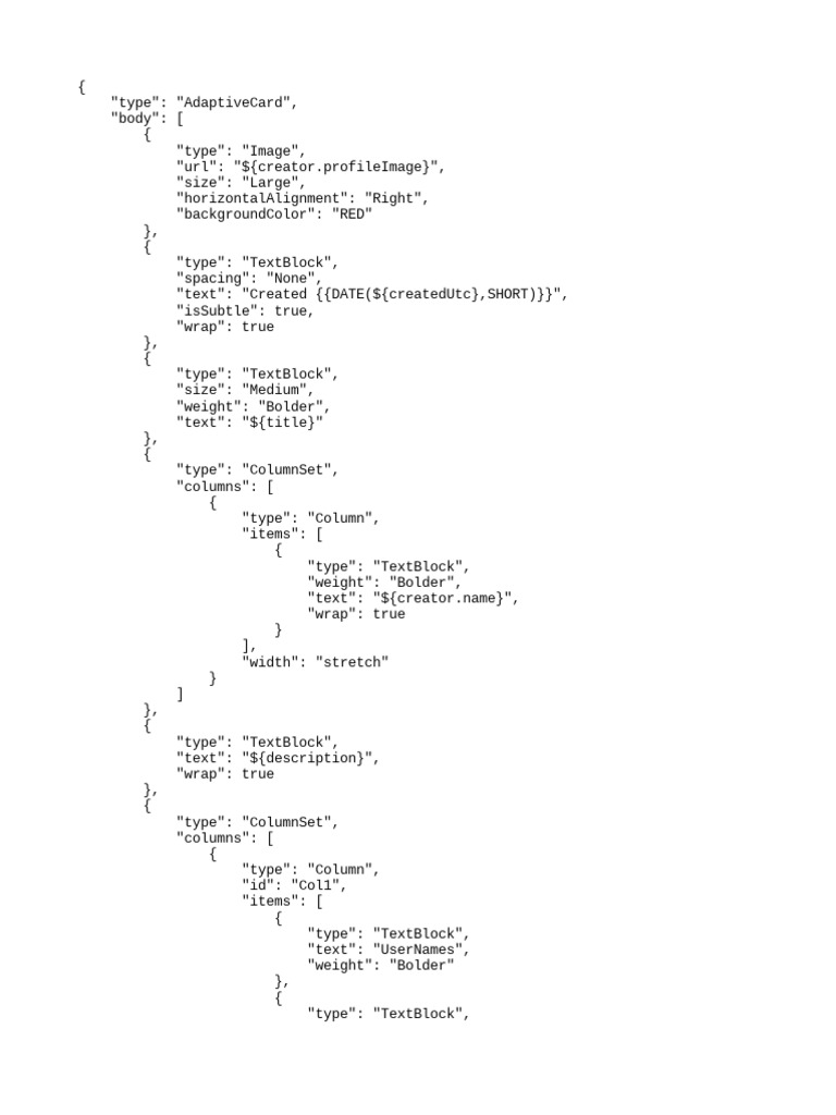 Designer - Adaptive Cards | Download Free PDF | Computing | Computer ... Designer - Adaptive Cards | Download Free PDF | Computing | Computer ...