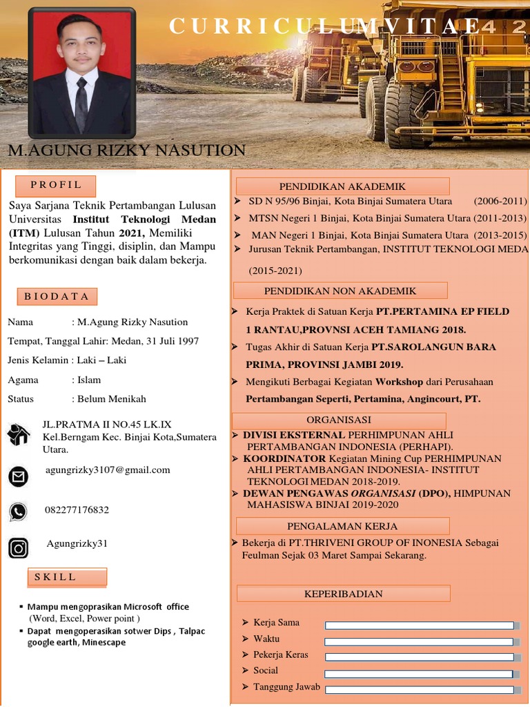 CV.M Agung Rizky Nasution | PDF