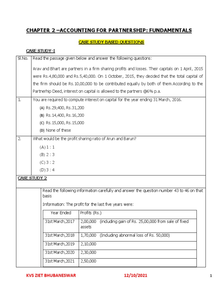 CH 2 CBQ Acc | PDF | Interest | Goodwill (Accounting)