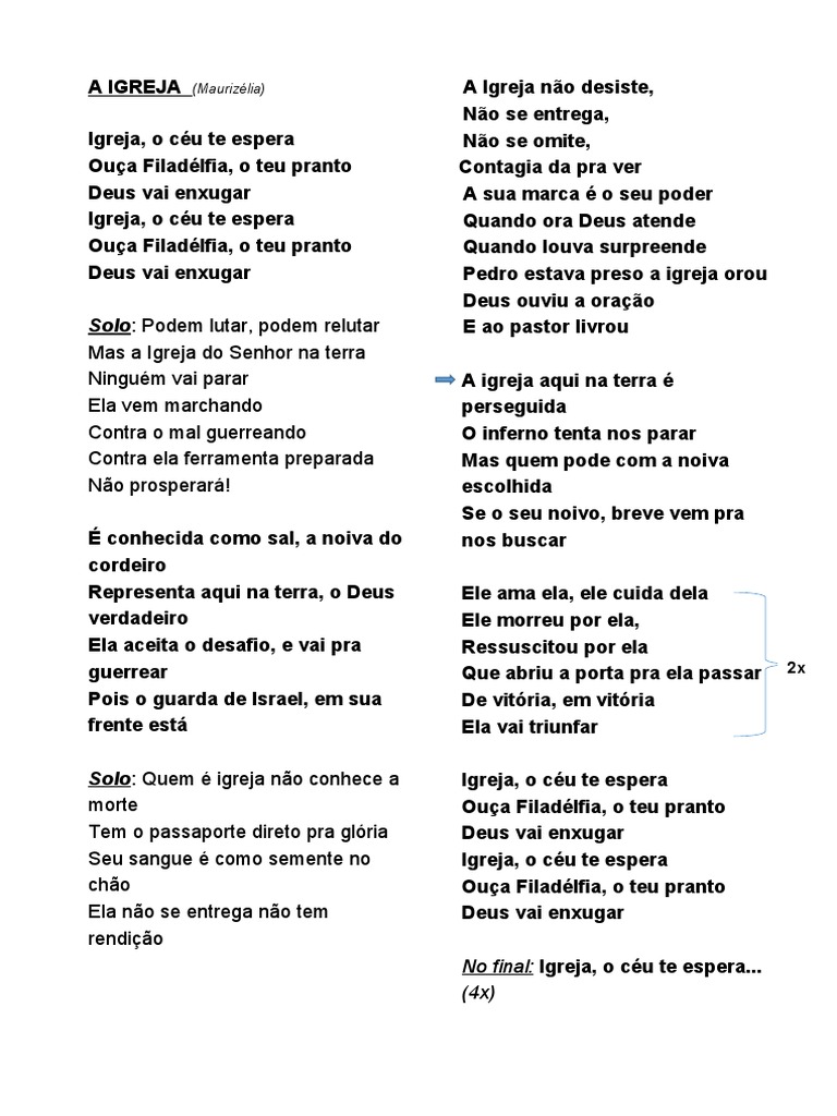 A IGREJA - Maurizélia | PDF