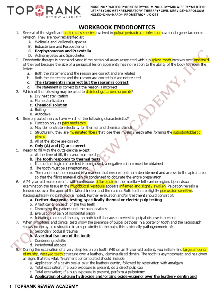 Endo Don Tics | Download Free PDF | Periodontology | Dental Anatomy