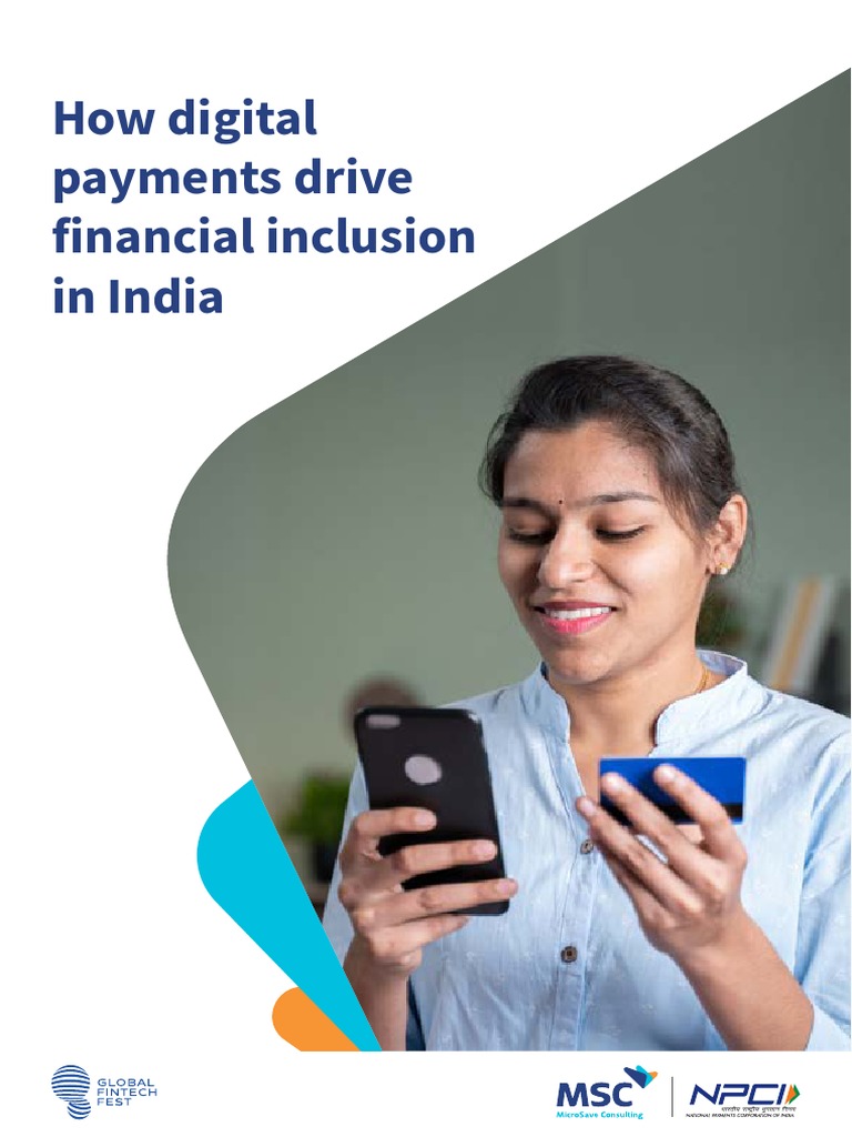 Digital Payments driving Financial Inclusion | PDF | Debit Card ...