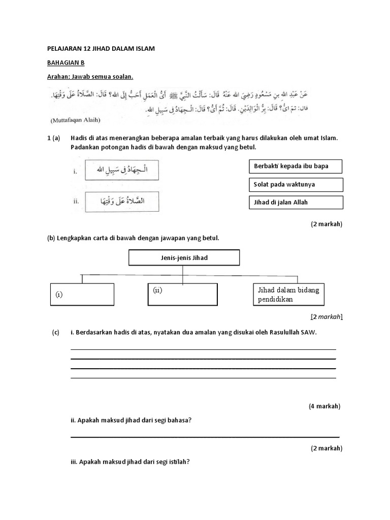 Pelajaran 12jihad Dalam Islam | PDF