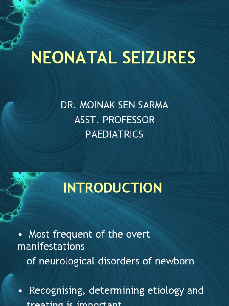 Neonatal Seizures | PDF | Clinical Medicine | Neurology