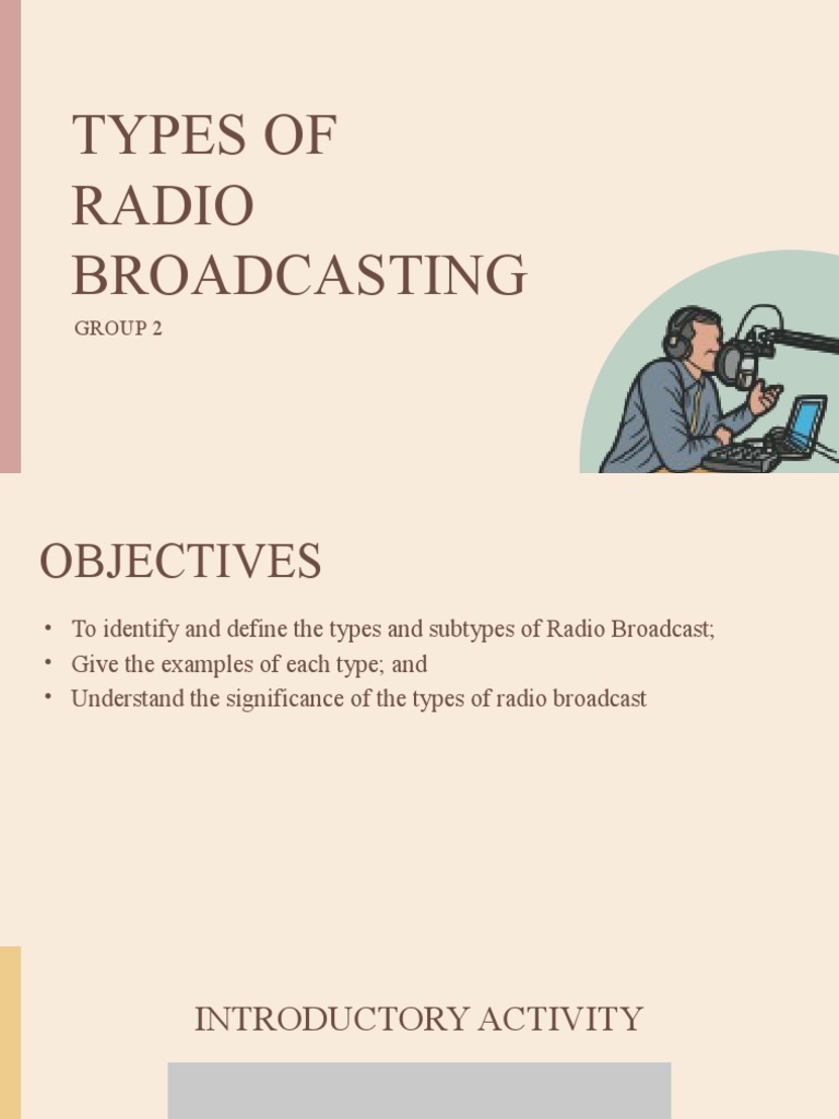 Types of Radio Broadcasting Explained | PDF | Radio Broadcasting ...