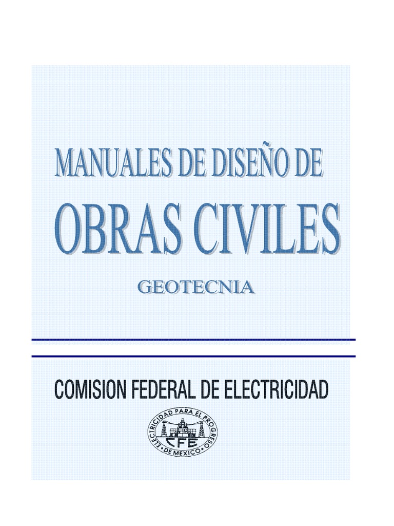 Manual CFE Geotecnia PDF | PDF | Minerales | Turba