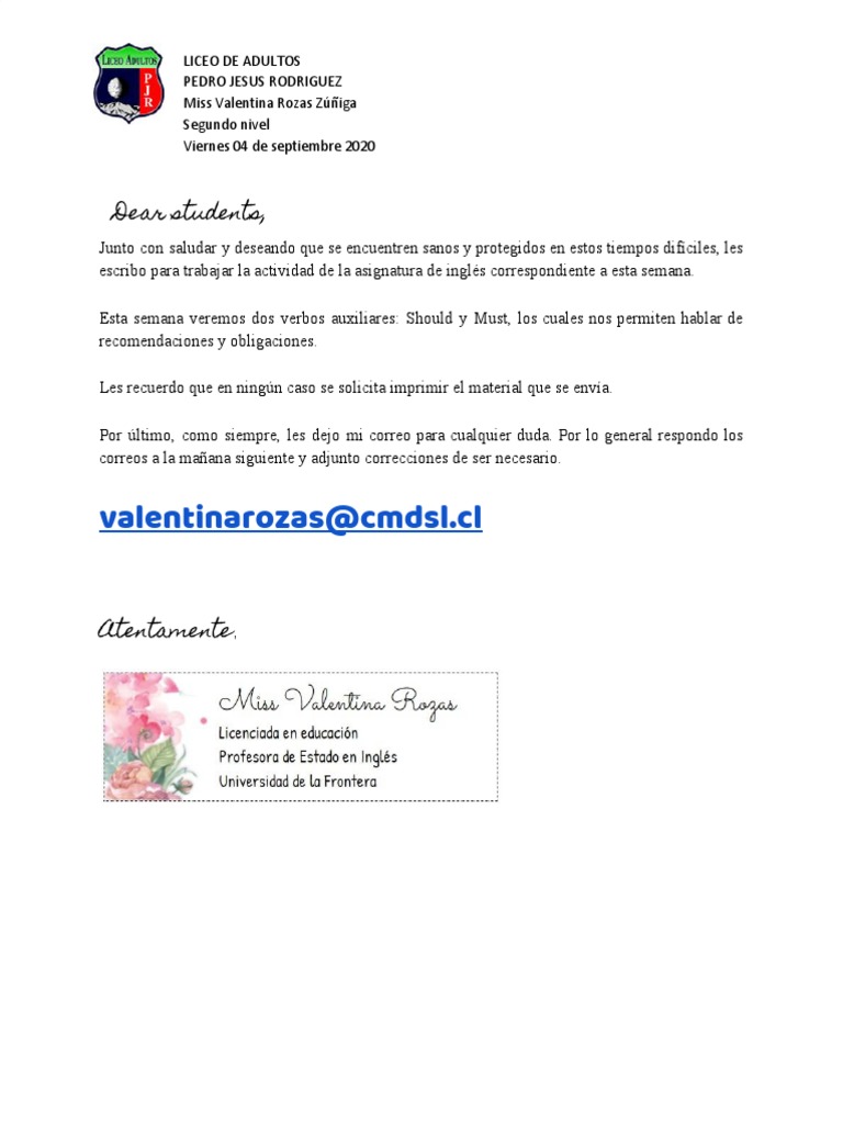 2° Nivel ING Week 9 | PDF