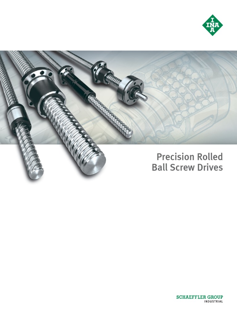 INA Ball Screws | PDF | Screw | Buckling