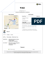 Ola Cab Invoice Template | PDF | Invoice | Payments