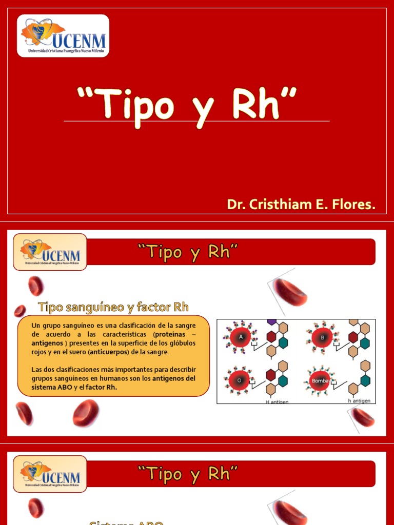4-Tipo y RH | PDF | Tipo de sangre | Patologia clinica