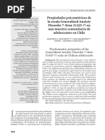 Cuestionario de Ansiedad Generalizada-7 (GAD-7) | PDF