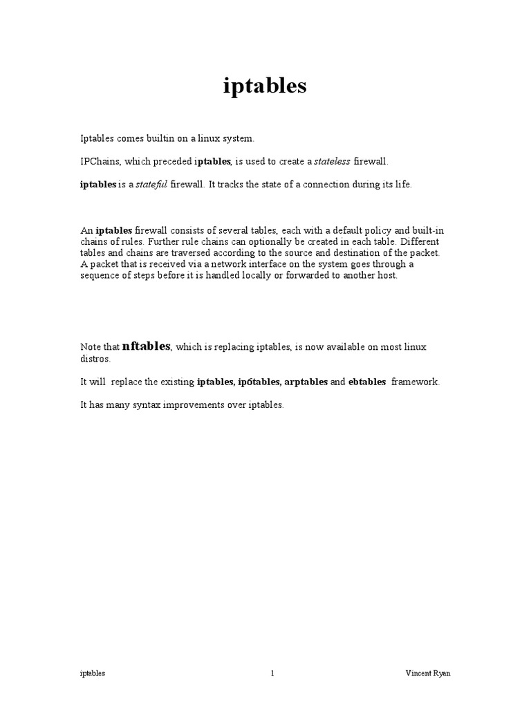 11 Iptables Pdf Port Computer Networking Network Protocols