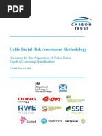 Cable Burial Risk Assessment Guidance | PDF | Offshore Wind Power ...
