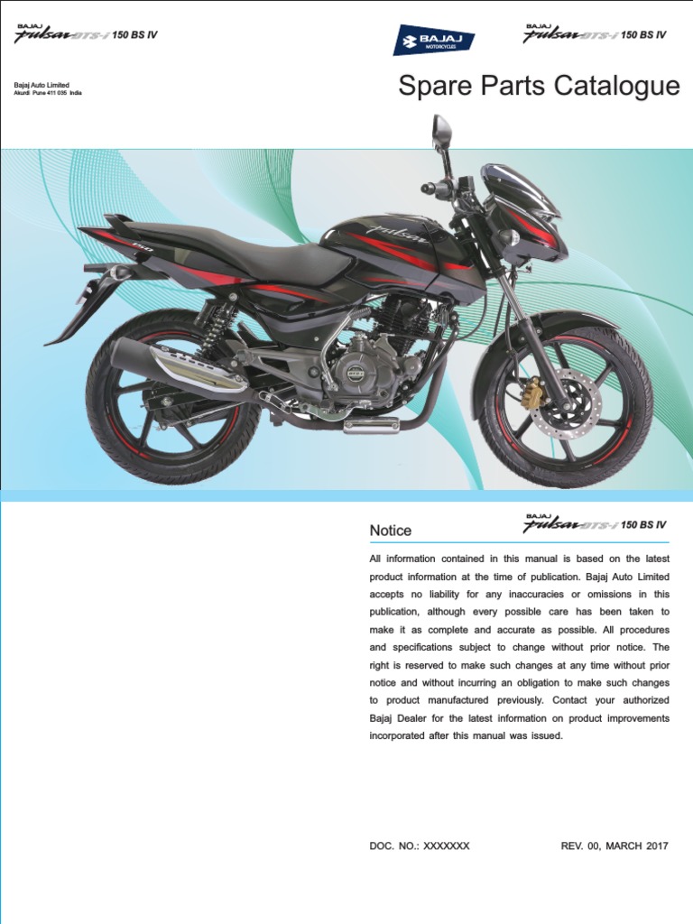 Pulsar 150 2018 | PDF | Axle | Motor Vehicle