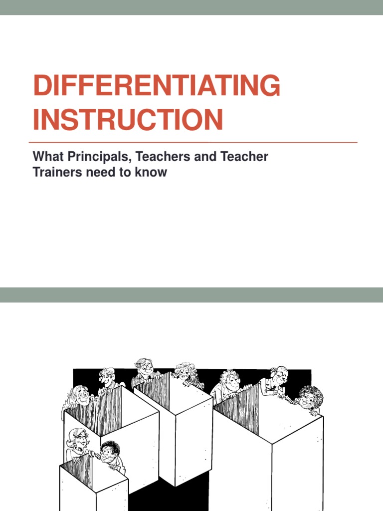 041913differentiating Instruction | Download Free PDF | Differentiated Instruction | Learning