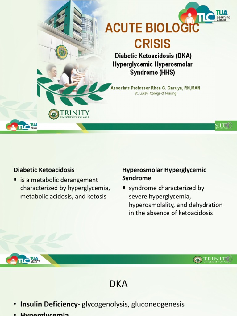 DKA HHS Handouts | PDF | Hyperglycemia | Human Diseases And Disorders
