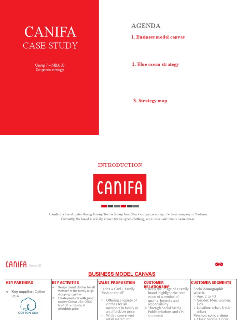 Final Project Canifa Case Study - Group 7 | PDF | Fashion | Brand