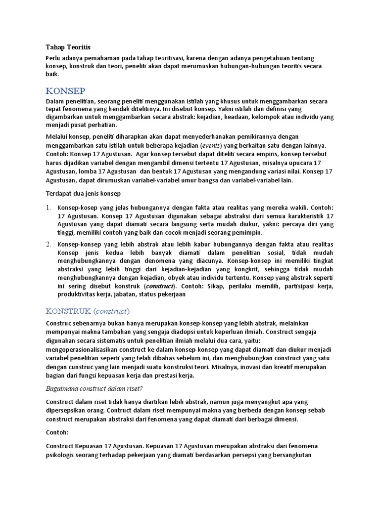 Kerangka Teoritis | PDF