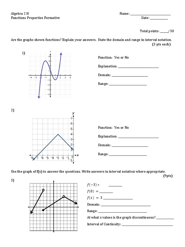 Function Lesson 1 Formative | PDF | Function (Mathematics) | Maxima And ...